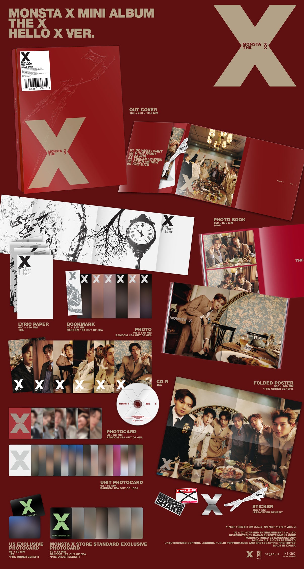 THE X – HELLO X VER. – MONSTA X